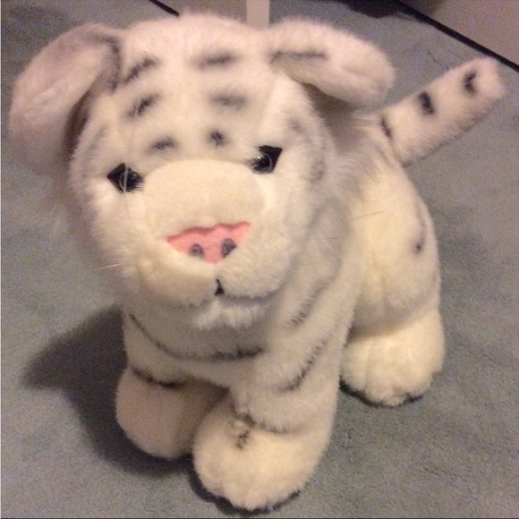 Fiesta | Toys | Fiesta Jungle Cubs White Tiger Striped Cat Plush ...